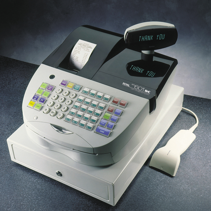 Royal 850ML Heavy-Duty Alpha Cash Register TRIO Display Royal 850ML Heavy-Duty Alpha Cash Register TRIO Display